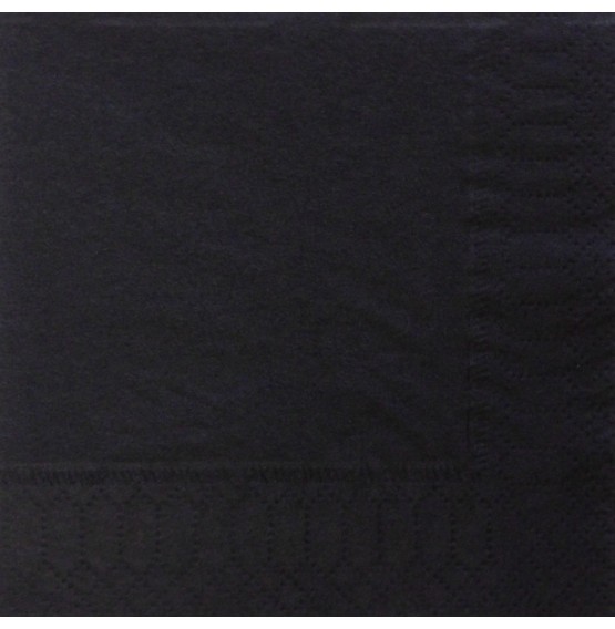 Tissue Napkins 2ply Black 24cm | James Kidd