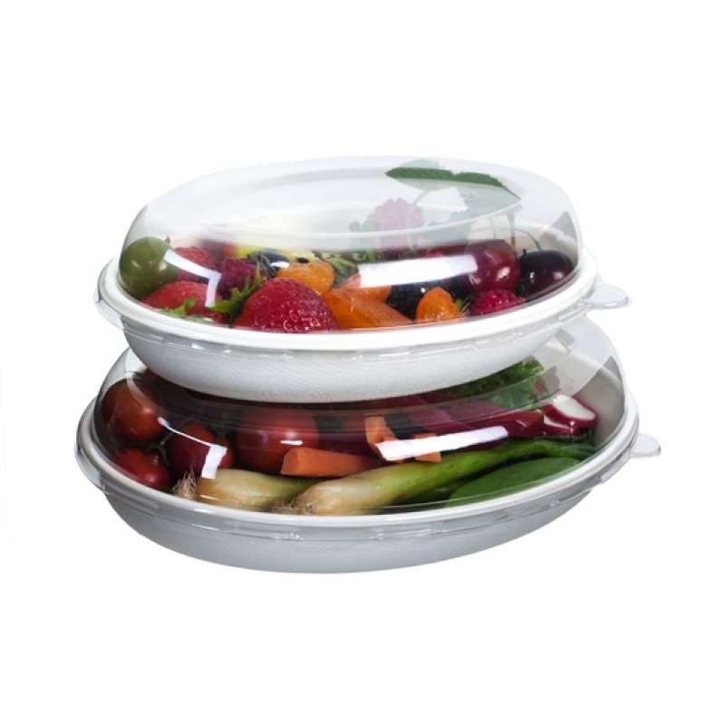 Compostable Bagasse Oval Bowl 26oz | James Kidd
