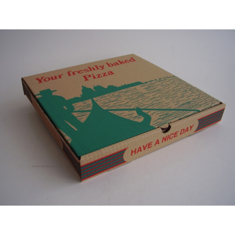 Corrugated Pizza Box 16" | Fast Food Packaging | James Kidd