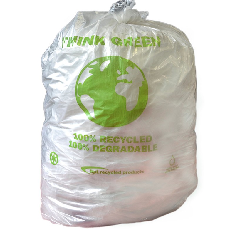 Clear Recycled Sack CHSA 10kg | Waste Management | James Kidd